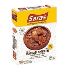 Saras Ready to Cook Madrasi Chicken Gravy Mix 275g